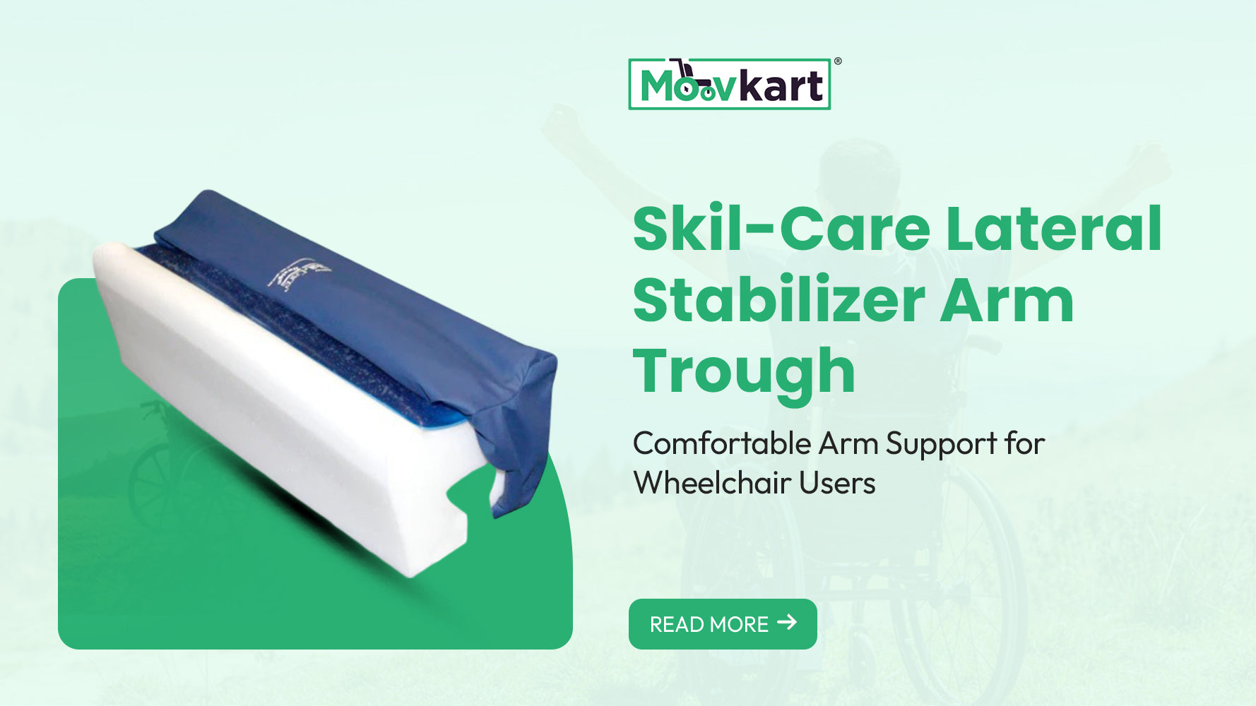 Skil-Care Arm Trough for Wheelchair Support & Stabilization - Moovkart.com