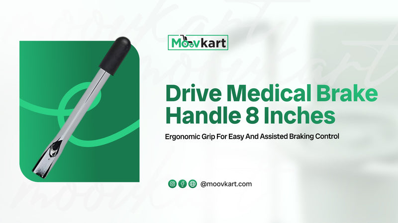 Drive Medical Wheelchair Brake Handle Extension, 8 Inches, Ergonomic G ...