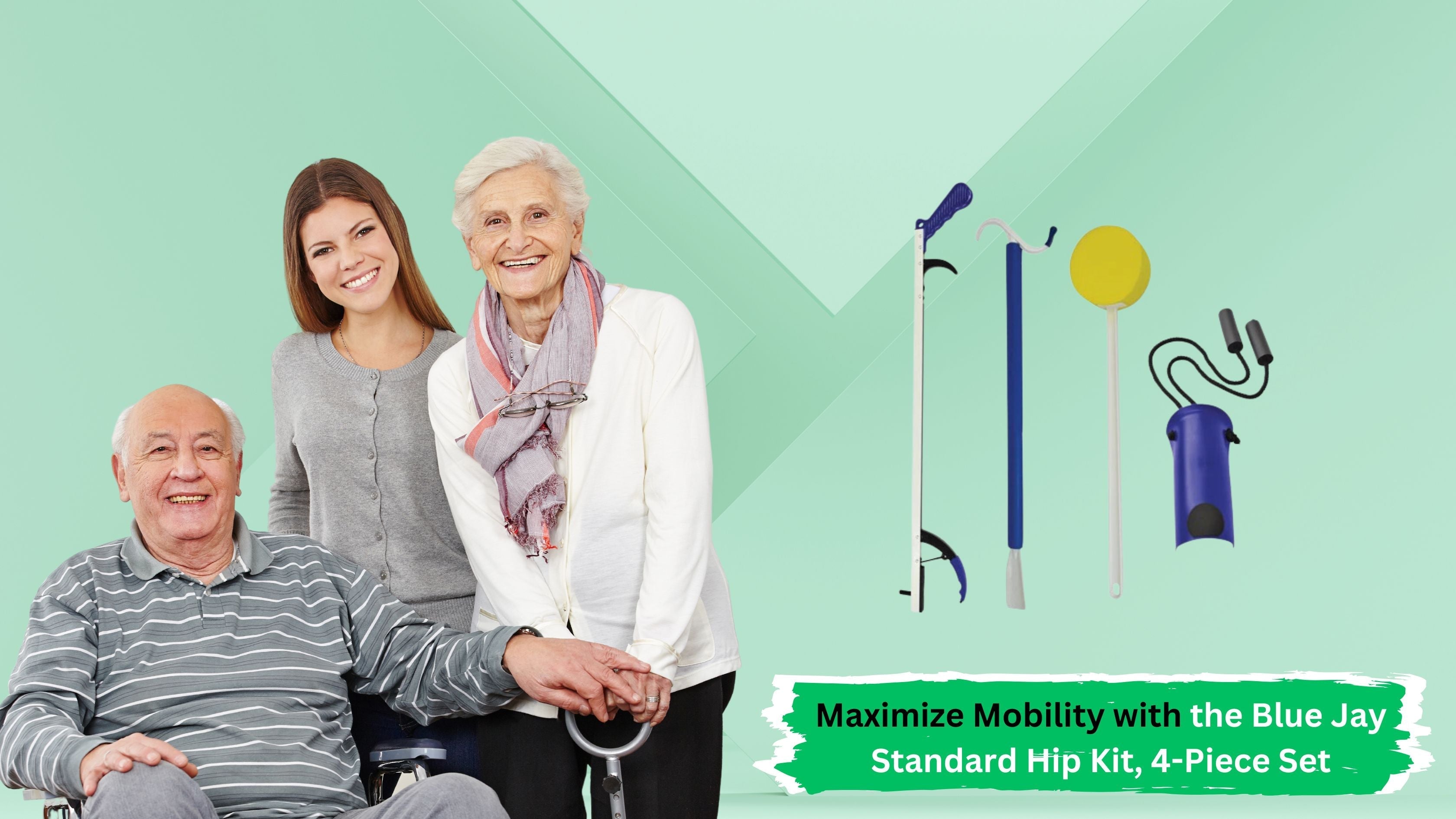 Maximize Mobility with the Blue Jay Standard Hip Kit, 4-Piece Set - Moovkart.com