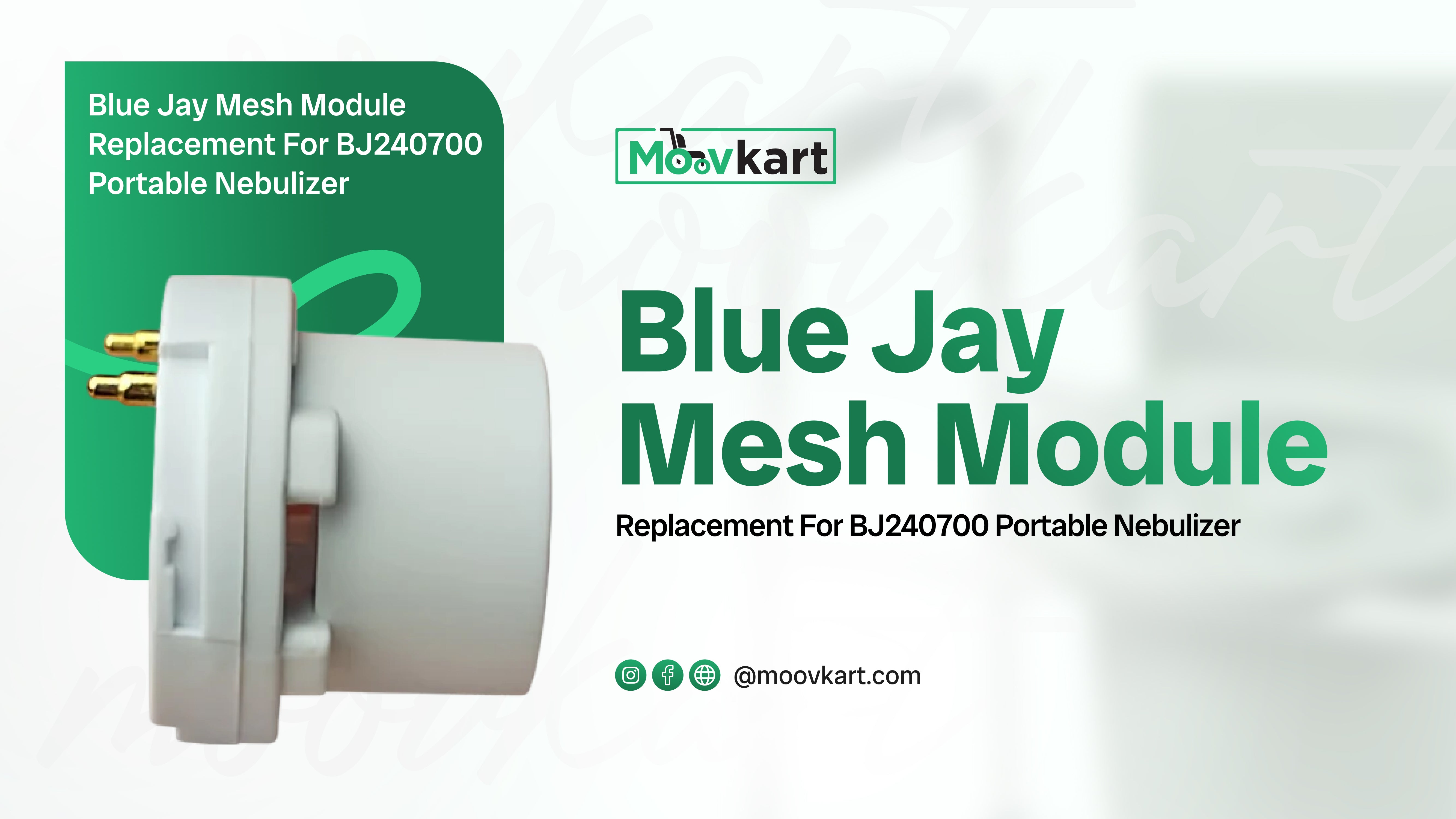 Blue Jay Mesh Module – Replacement for BJ240700 Portable Nebulizer ...