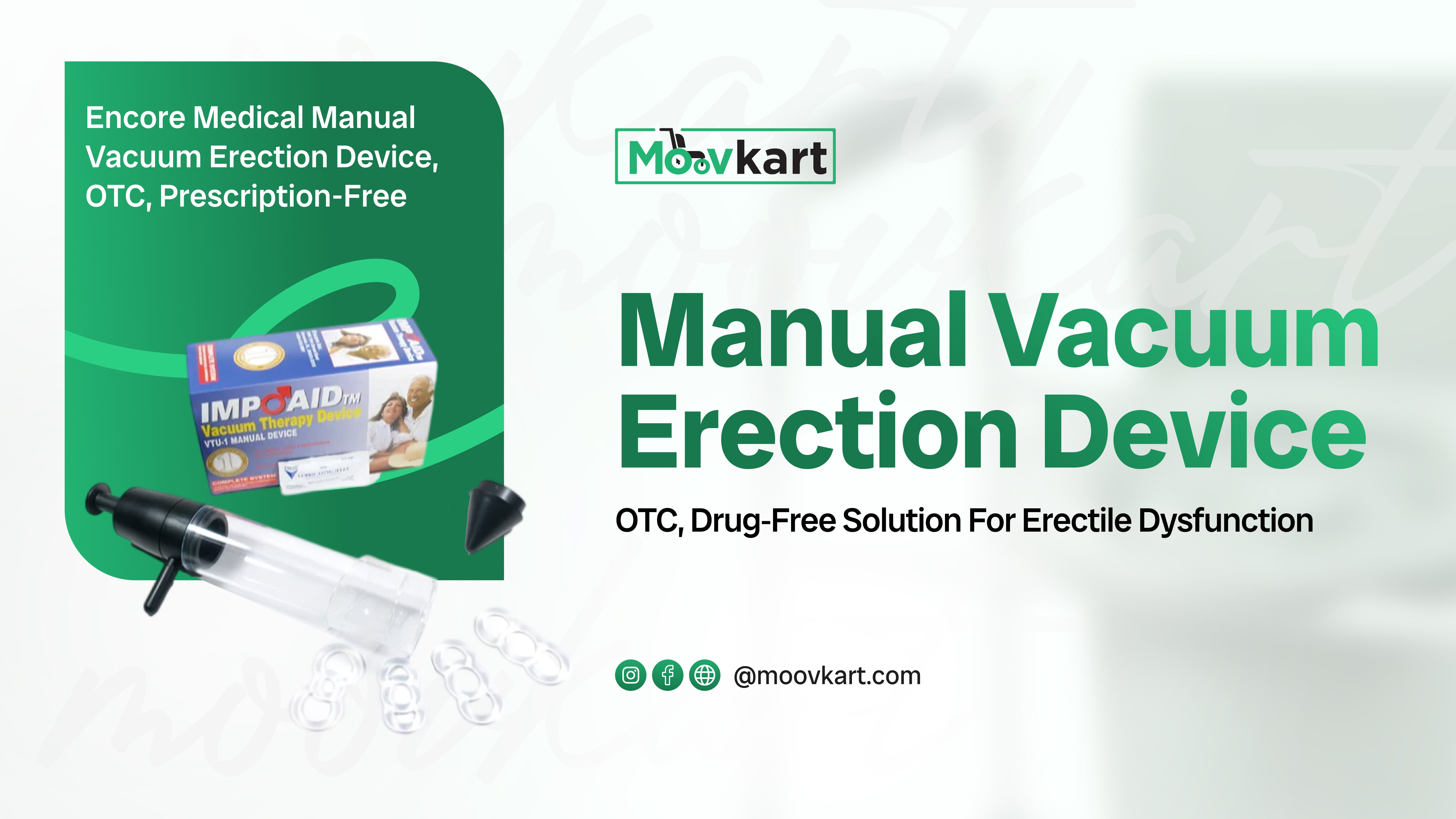 Manual Vacuum Erection Device – OTC, Drug‑Free Solution for Erectile D ...