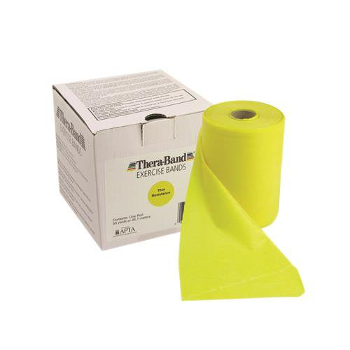 Thera-Band Yellow Resistance Band Roll for Rehab & Physical Therapy ...