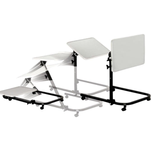 Drive Medical Pivot and Tilt Adjustable Overbed Table Tray - Moovkart.com
