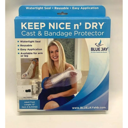 Blue Jay Waterproof Cast Protector for Adult Foot Bandage Cover ...