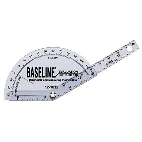Baseline Finger Goniometer, Plastic, Flexion Hyper Extension and ROM M ...