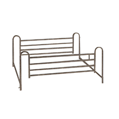 Drive Medical Full Length Hospital Bed Rails, Brown Vein, Pair ...