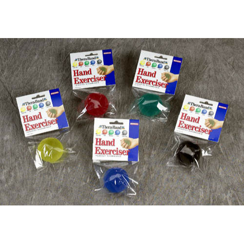 Thera-Band Yellow Hand Exercise Ball for Grip and Dexterity, X-Soft ...