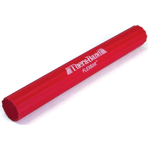 TheraBand FlexBar Exercise Bar for Tennis Elbow Relief, Red - Moovkart.com