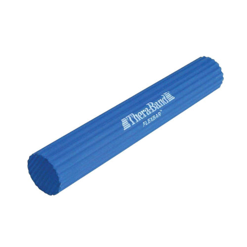 Thera-Band FlexBar 25 lb Resistance Blue for Grip & Forearm Rehab ...