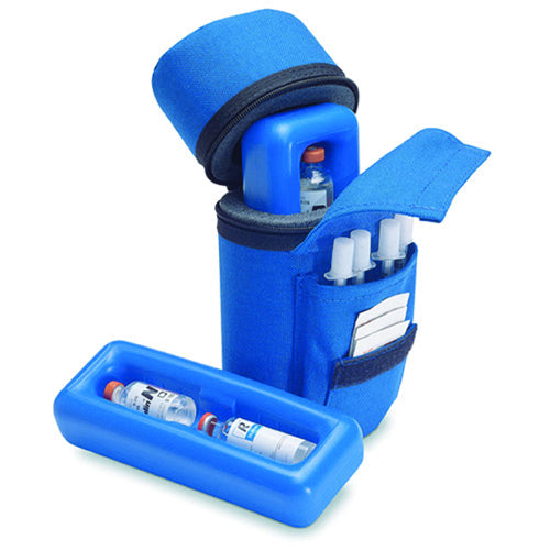 Medicool Insulin Protector Case Blue for Diabetic Travel Use - Moovkart.com