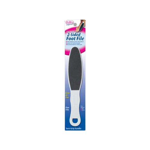PediFix Pedi-Quick 2-Sided Foot File, Fine and Coarse Emery Surfaces w ...