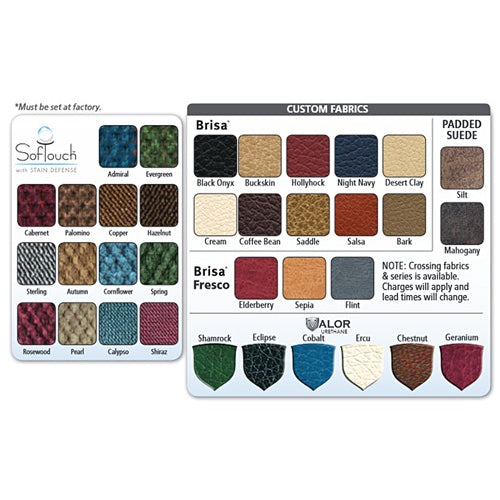 Soft Touch Vinyl Fabric Upgrade - Additional Charge - Moovkart.com