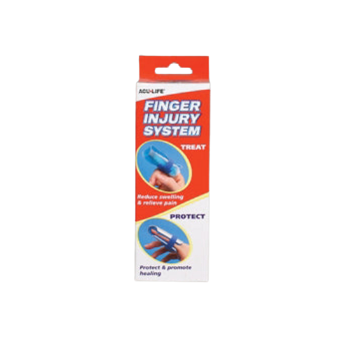 Acu-Life Finger Injury Kit with Gel Pack and Foldover Splint - Moovkart.com