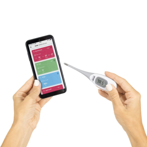 Vive Health Oral Thermometer BT-S, Flex Tip with 15 Probe Covers ...