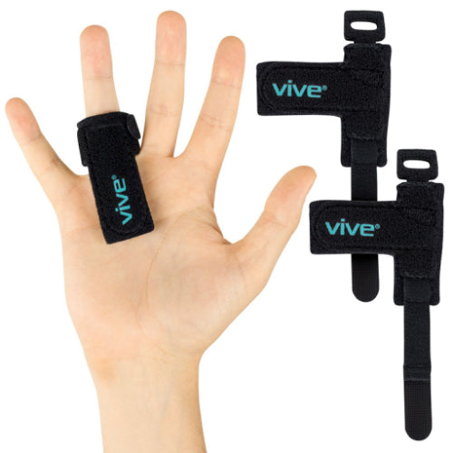Vive Health Trigger Finger Splint with Aluminum Support, 2 Pack ...