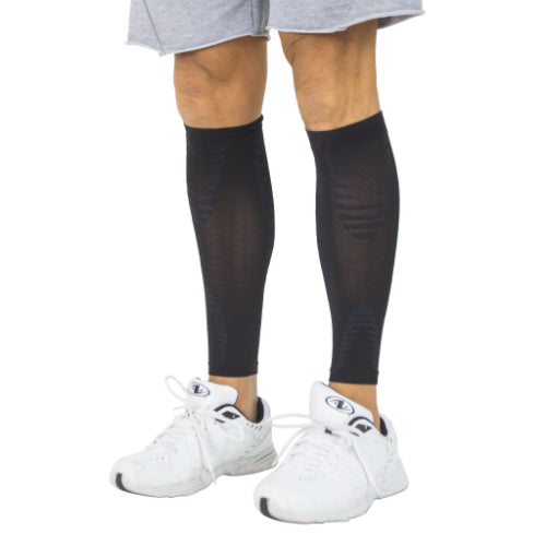 Vive Health Calf Compression Sleeve for Muscle Support, XL Black ...